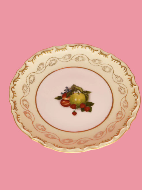Vintage Dianti decorative fruit plate- Vintage at Goto