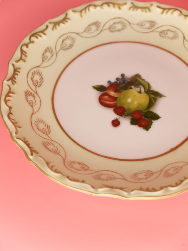Vintage Dianti decorative fruit plate- Vintage at Goto